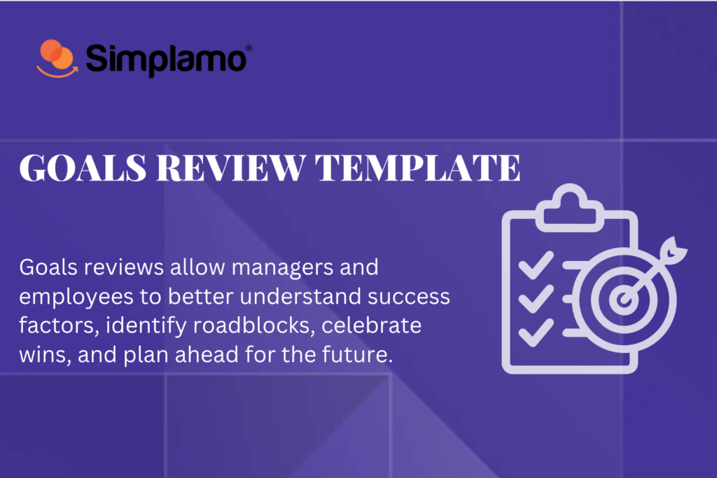 Goals Review Template - Simplamo®
